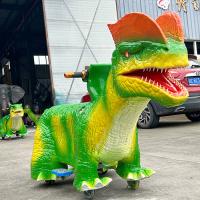 China Green Dinosaur Scooter Recommended Age 3 Plus Years Designed for Young Riders Enhancing Coordination and Motor Skills for sale