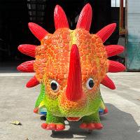 China Animatronic Walking Dinosaur Scooter Model Electric Ride On Animated Dinosaur for sale