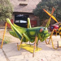 China Outdoor Amusement Park Giant Size Realistic Animatronic Mantis Insect Model for sale