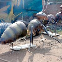 China Park Decoration Big Size Insect Moving Animatronic Ant Model for sale