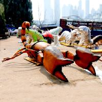 China Insect Theme Park Giant Simulation Robotic Animatronic Bug Scorpion Model for sale