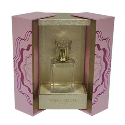China Duble Door Perfume Packaging Box Cardboard Perfume Bottle Packaging Box for sale