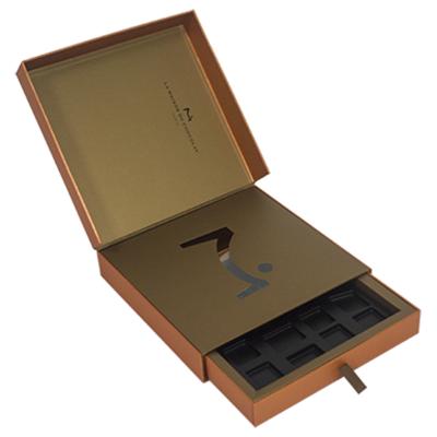 China Cardboard Chocolate Food Gift Box Packaging With Drawer FSC Approval for sale