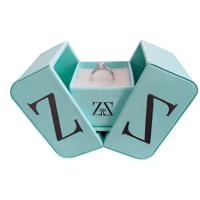 China Eco Friendly Jewelry Packaging Opposite Door Opening Necklace Box Packaging for sale