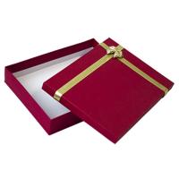 China Durable Custom Jewelry Boxes With Logo Bow Top And Base for sale