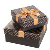 China Lid And Base Apparel Packaging Box With Ribbon CMYK / Pantone for sale