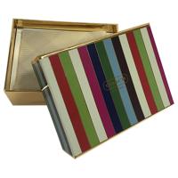 China Rigid Paper Luxury Apparel Boxes Gloss 4C / CMYK For Clothing Shoes for sale