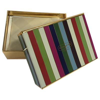 China Rigid Paper Luxury Apparel Boxes Gloss 4C / CMYK For Clothing Shoes for sale