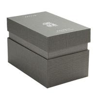 China Shoulder Apparel Packaging Box Black Matte Gift Box For Shoes for sale