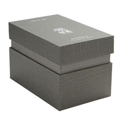 China Shoulder Apparel Packaging Box Black Matte Gift Box For Shoes for sale