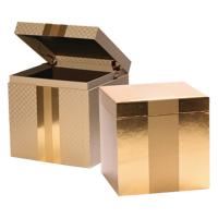 China Skin Care Cream Cosmetic Gift Box Packaging Silver Metallic Logo Matte LineDebossing for sale