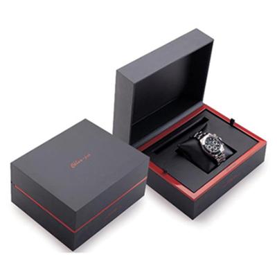 China Hard Wood MDF Board Watch Box Gift Packaging With EVA Insert for sale