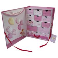 China Finger Standing Custom Toy Packaging Boxes Pull Out Toy Box With Ribbon for sale