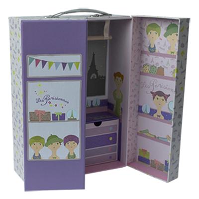 China Refrigerator Shape Custom Toy Packaging Boxes Hierarchical Portable for sale