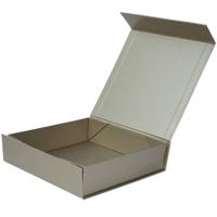 China Gold Paper Foldable Cardboard Box Magnetic For Clothes Packaging for sale