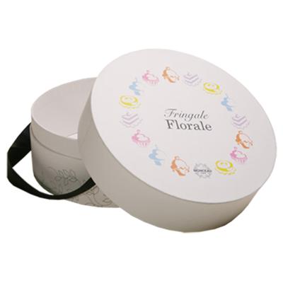 China Embossing Round Packing Box Debossing Round Gift Box Packaging for sale