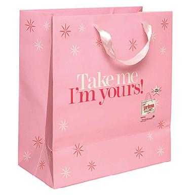 China Recycled Art Paper Luxury Gift Bags CMYK Matt Lamination for sale