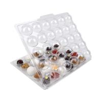 China Custom 4 8 15 30 Holes Truffle Chocolate Clear Plastic Box for sale