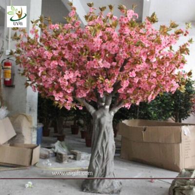 China 12ft Pink Cherry Blossom Fake Tree UVG CHR061 Wedding Decoration for sale