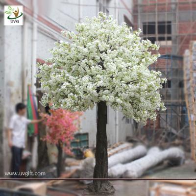 China 12ft White Artificial Cherry Wedding Tree UVG CHR031 for Indoor Decoration for sale