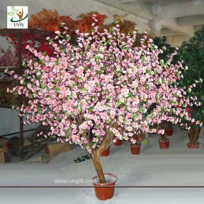 China UVG CHR041 Pink Cherry Blossom Wooden Table Top Tree Decoration 30cm for sale