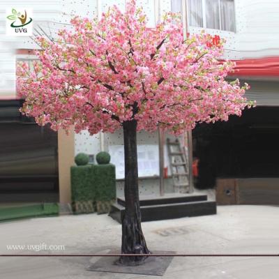 China 3.5m Tall Artificial Cherry Blossom Tree UVG Pink Decorative Garden Landscaping CHR028 for sale