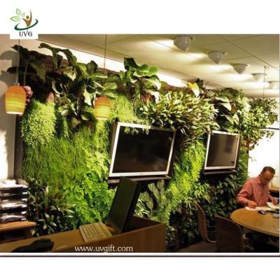 China UVG GRW018 Vertical Wall Garden Planter Home Decoration Artificial Plant for sale