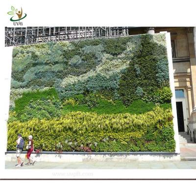 China UVG GRW017 Wholesale Artificial Grass Plants Flower Wall Decoration Indoor Outdoor 30cm for sale