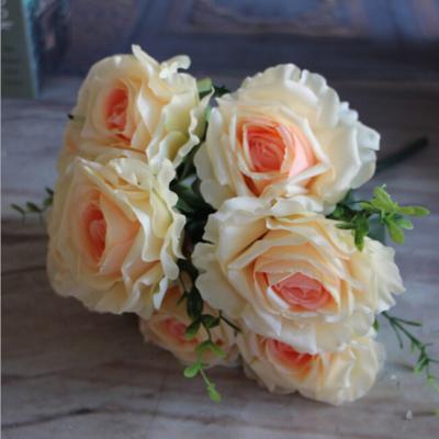 China UVG FLRS46-2 Artificial Red Velvet Rose Flowers for Wedding Decoration Centerpieces 46cm for sale
