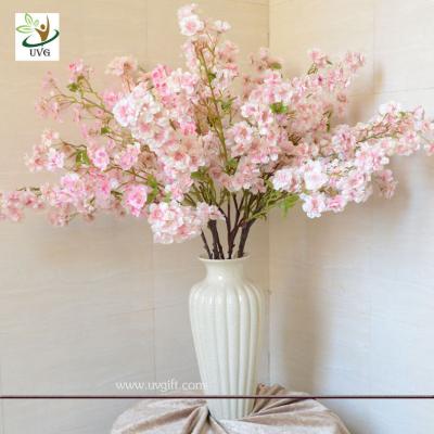 China UVG Pink Artificial Silk Tree Branches Blossoms 60cm Wedding Table Decoration for sale