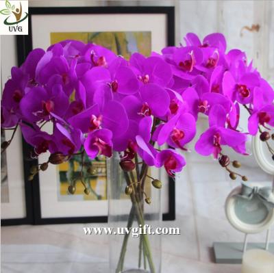 China UVG Latex Artificial Orchid Flowers 60cm Tall for Wedding Table Centerpiece Decor for sale