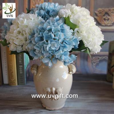 China Wholesale Artificial Hydrangea Flowers UVG FHY25 for Home Interior Party Decoration for sale
