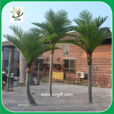 China Indoor Artificial Mini Palm Tree UVG PTR019 for Party Decoration Landscaping 3ft for sale