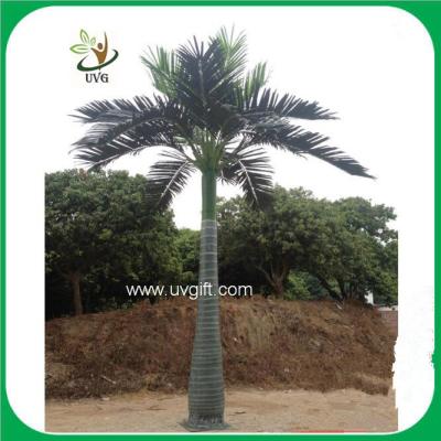 China UVG PTR024 Outdoor Artificial Date Palm Tree Silk Leaves 2.4m Height Beach Landscaping for sale