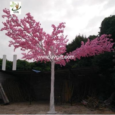 China Artificial Pink Flowering Cherry Tree UVG CHR118 Indoor Theme Decoration 1.8m for sale