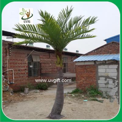China UVG PTR040 small palm tree artificial with silk leaves for garden decoration for sale