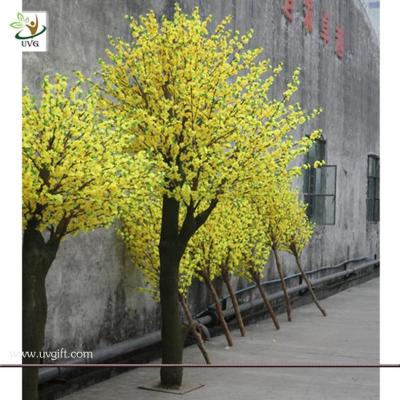 China UVG CHR025 Artificial Yellow Cherry Blossom Tree 10ft High Indoor Garden Decoration for sale