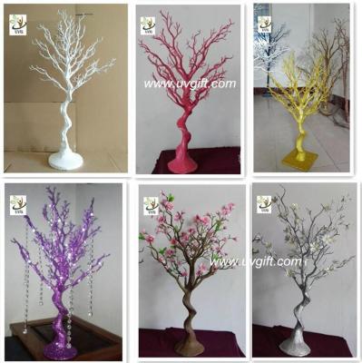 China UVG DTR25 Colorful Plastic Dry Tree Branch Decoration Wedding Centerpiece 25cm for sale