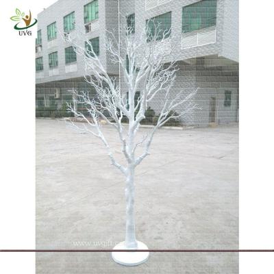 China UVG DTR13 8ft Artificial White Dried Tree Decoration for Party Wedding Landscaping for sale