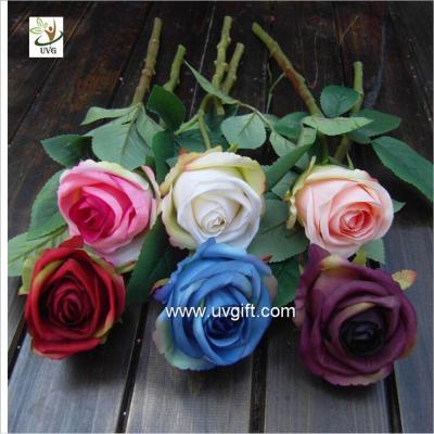 China UVG FRS65 Colorful Silk Fake Rose Flower 65cm for Wedding Table Centerpiece for sale