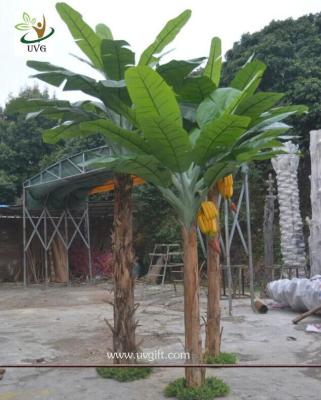 China UVG BTR047 Large Artificial Banana Tree Indoor Faux Plant for Garden Landscaping 150cm for sale