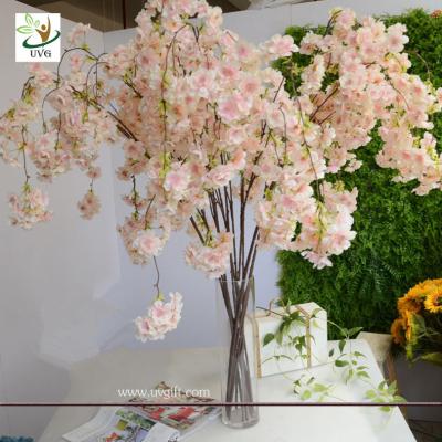 China UVG CHR129 Pink Artificial Cherry Blossom Branches 90cm for Wedding Table Decor for sale