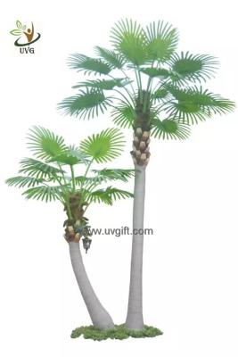 China Wholesale UVG PTR047 Artificial Palm Tree 3m Height PU Fan Coconut Leaves for sale