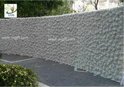 China UVG Artificial Flower Wall Panels for Wedding Backdrop Decoration 60x60cm for sale