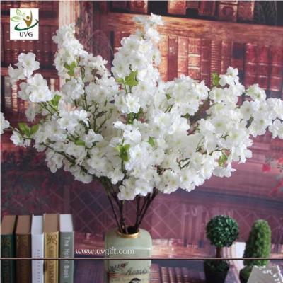 China UVG CHR141 White Cherry Blossom Artificial Branches 90cm Wedding Table Centerpiece Decor for sale