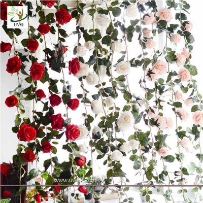 China UVG CHR148 Artificial Rose Flower Vine 2m for Home Decoration Floral Arrangement for sale