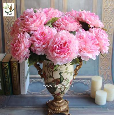 China UVG FPN101 Artificial Peony Silk Flower Centerpiece for Dining Table Party Decoration 10 Inch for sale