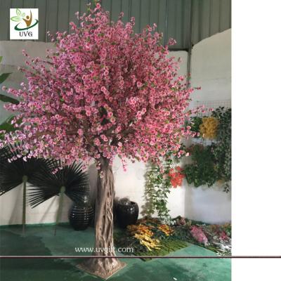 China Artificial Peach Blossom Cherry Flower Tree 150cm Tall for Beach Wedding Theme Decoration for sale