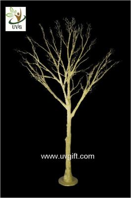 China UVG 10ft artificial gold wishing tree with decorative twigs for party table decorations DTR30 for sale