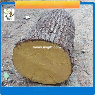 China Fiberglass Artificial Tree Stump UVG Decorative Garden Landscaping 60cm Height for sale